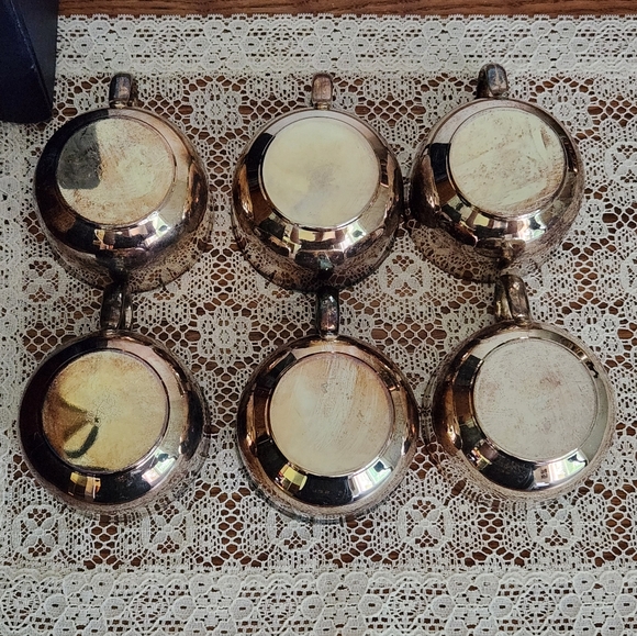 Oneida | Dining | Vintage Oneida Silver Tea Cups Set Of 2 | Poshmark